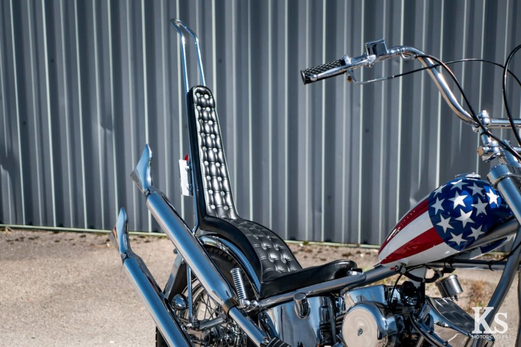 Easy Rider : la Harley-Davidson Panhead Captain America de Bruno