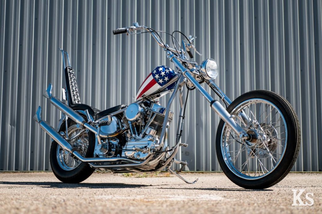 Easy Rider : la Harley-Davidson Panhead Captain America de Bruno