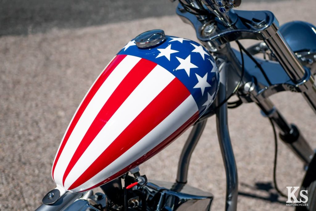 Easy Rider : la Harley-Davidson Panhead Captain America de Bruno